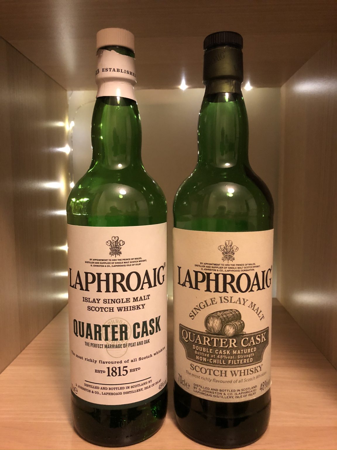 Laphroaig Quarter Cask Old v New - Whisky Pad